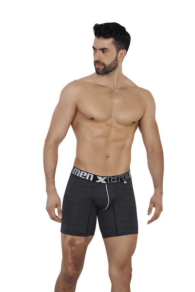 Xtremen Boxer Clasico Largo Miniprint - Microfibre Black – TBOSA